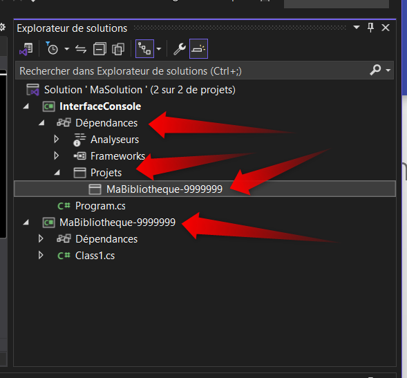 Création du projet - Cours de Programmation 2