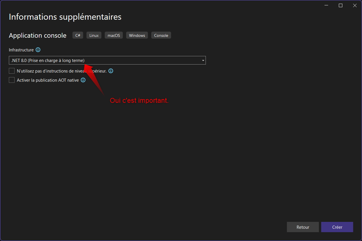 Création du projet - Cours de Programmation 2